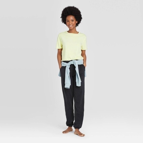 Colsie | Tops | Colsie Womens Cropped Lounge Tshirt | Poshmark